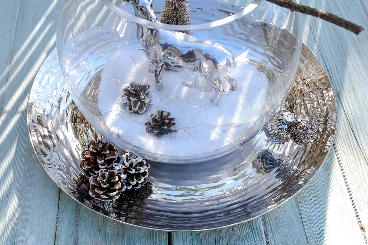 Schale Dekorieren Winter